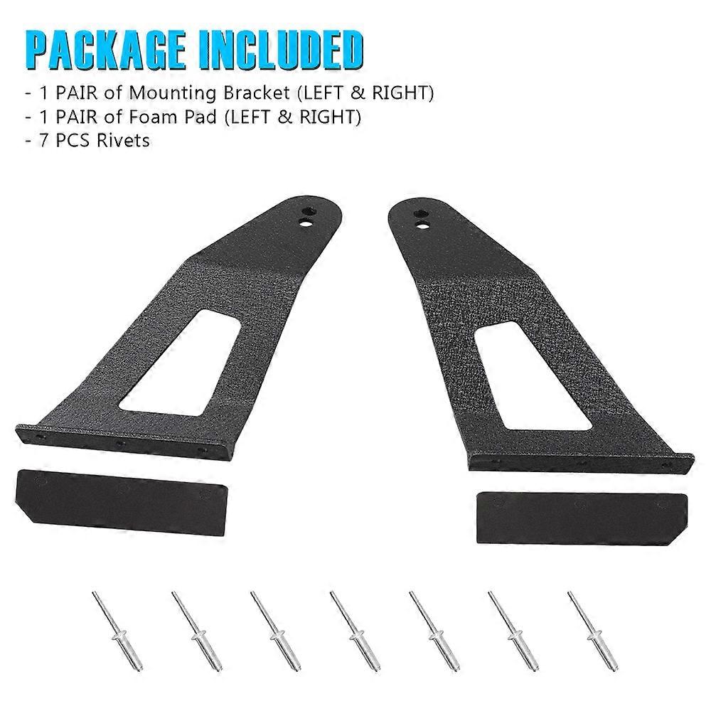 52 Curved Lights Mount Bracket Off-road Roof Windshield Led Bar Lights ...