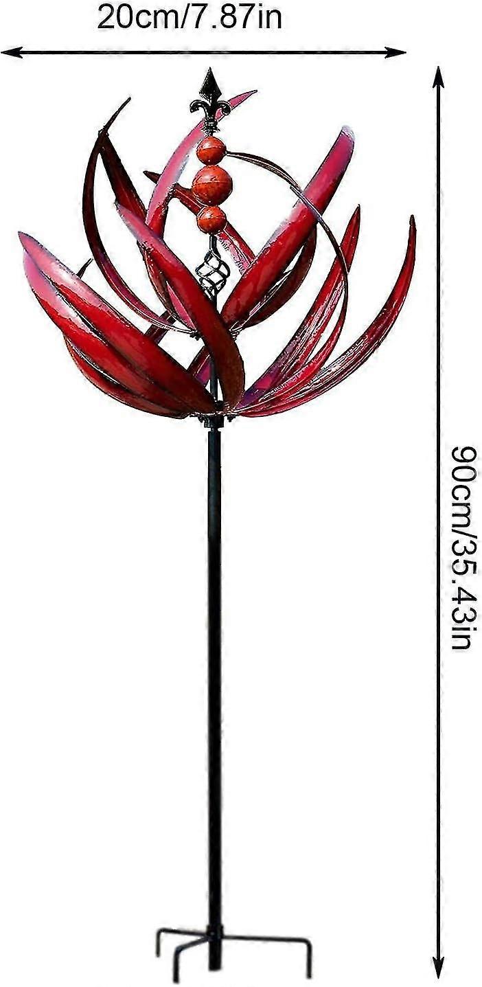 Outdoor Wind Spinner, Wind Spinner Rotator, Unique And Magical Metal ...