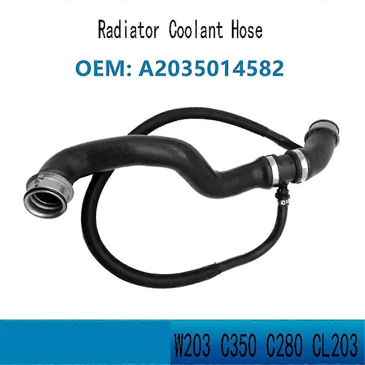 For Engine Coolant Upper Pipe Radiator Coolant Hose For W203 C350 C280 ...