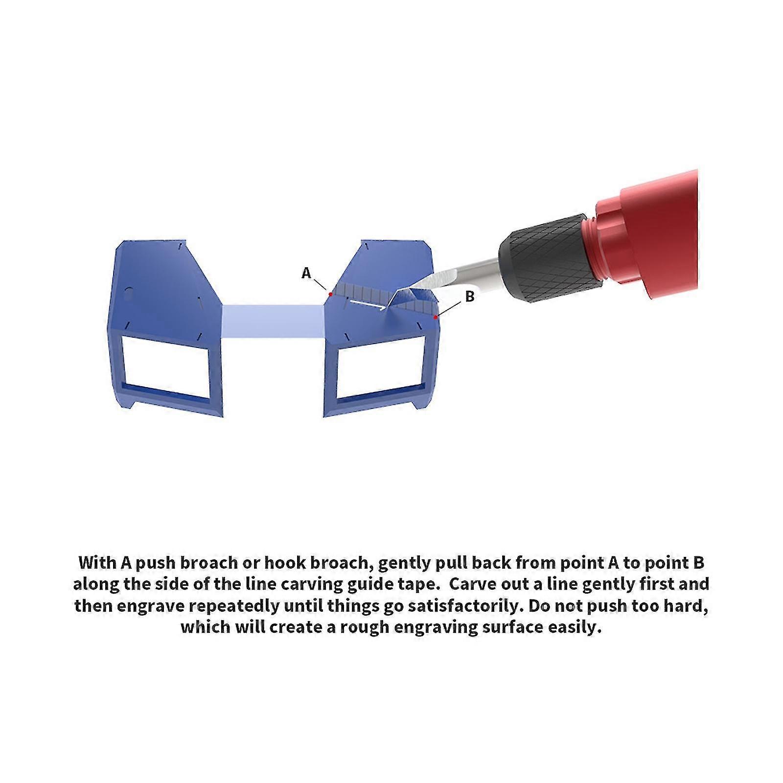 Dspiae Cg Series Scribing Guide Tape 3g Model Carving Model Guide Tape ...