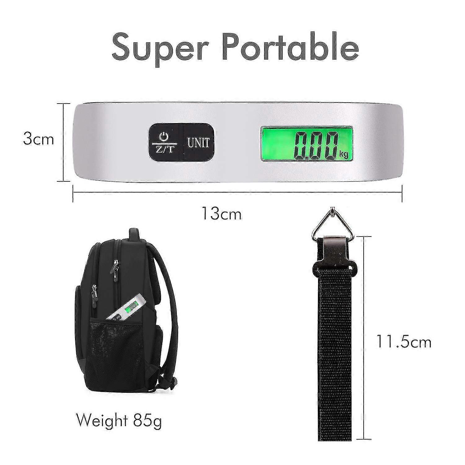 Digital Luggage Scale Scale Hanging Scale Hand Scale With Temperature ...
