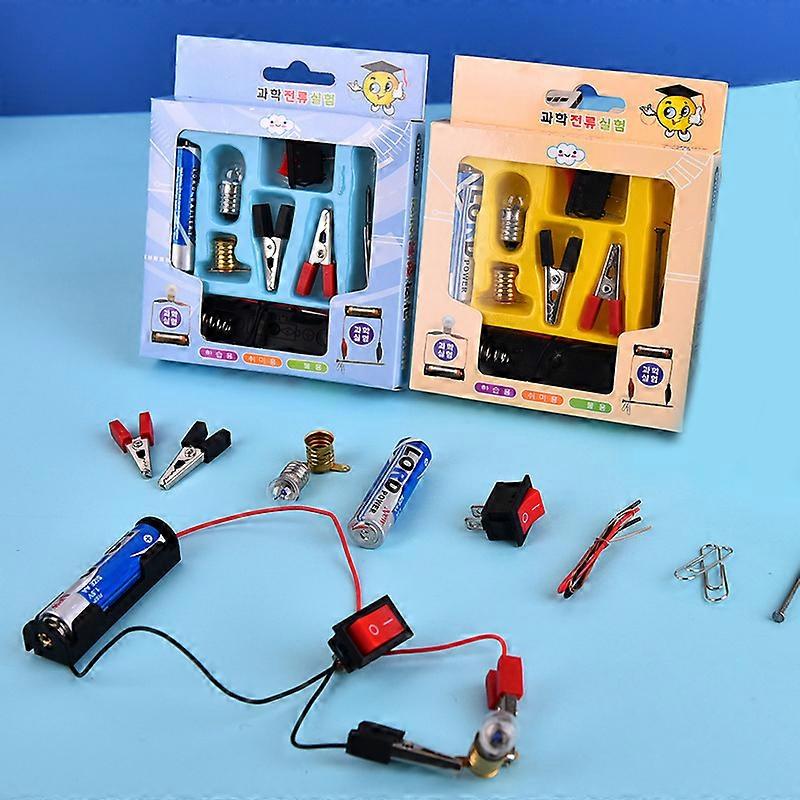 Electric Circuit Kit Kids Student School Science Light Bulbs Toy ...