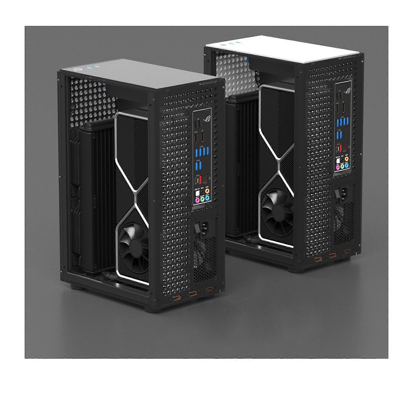 GEEEK A70S Pirate Ship PC A4 sfx240 Mini-ITX Enclosure Integrated Water Cooling FT | Fruugo UK