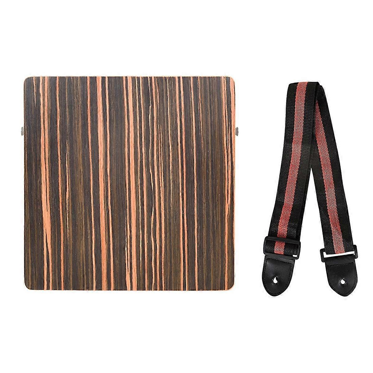 Travel Cajon Drum, Portable Adjustable Tone Thick Wooden Cajon with ...