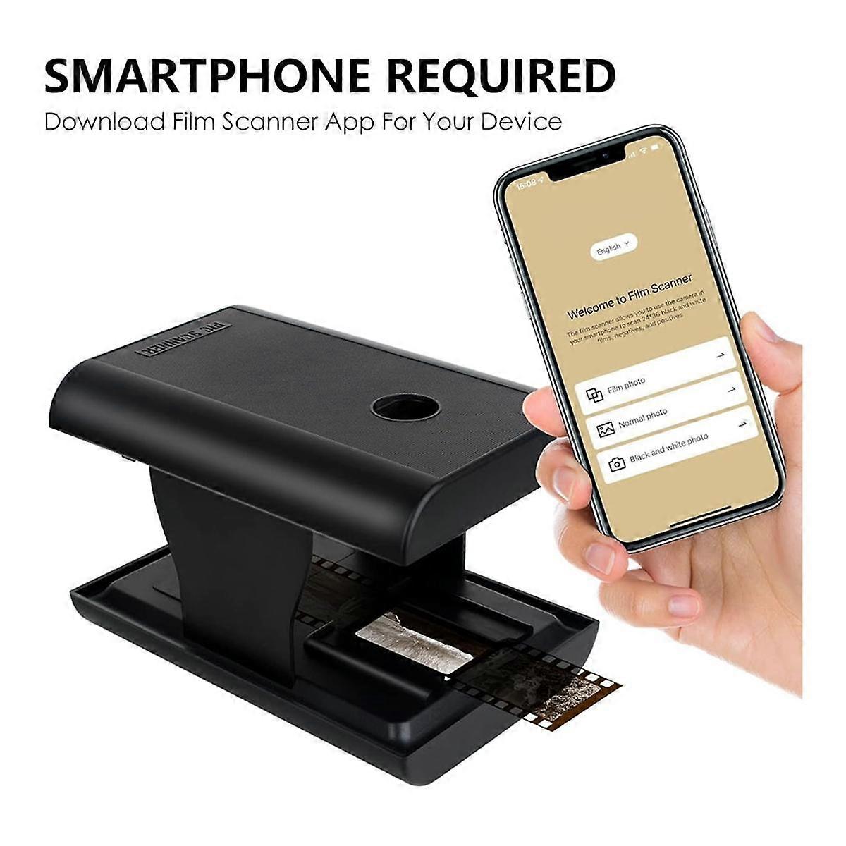 Mobile Film and Slide Scanner, 35mm Slide and Negative Scanner with LED ...