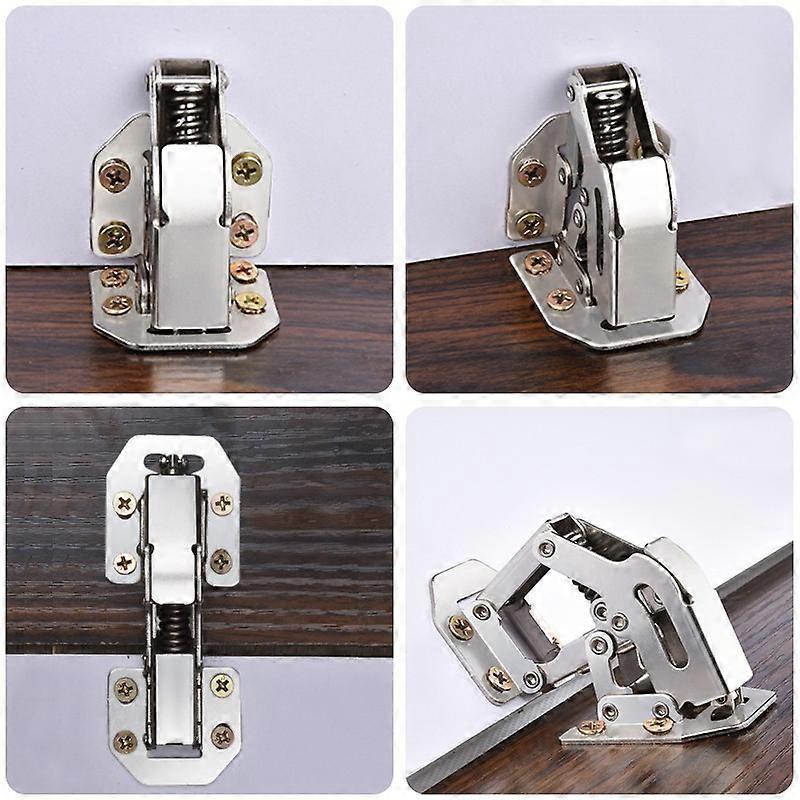 MUJIXI 2 x 90 degree cabinet door hinges, buffer closing hinges ...