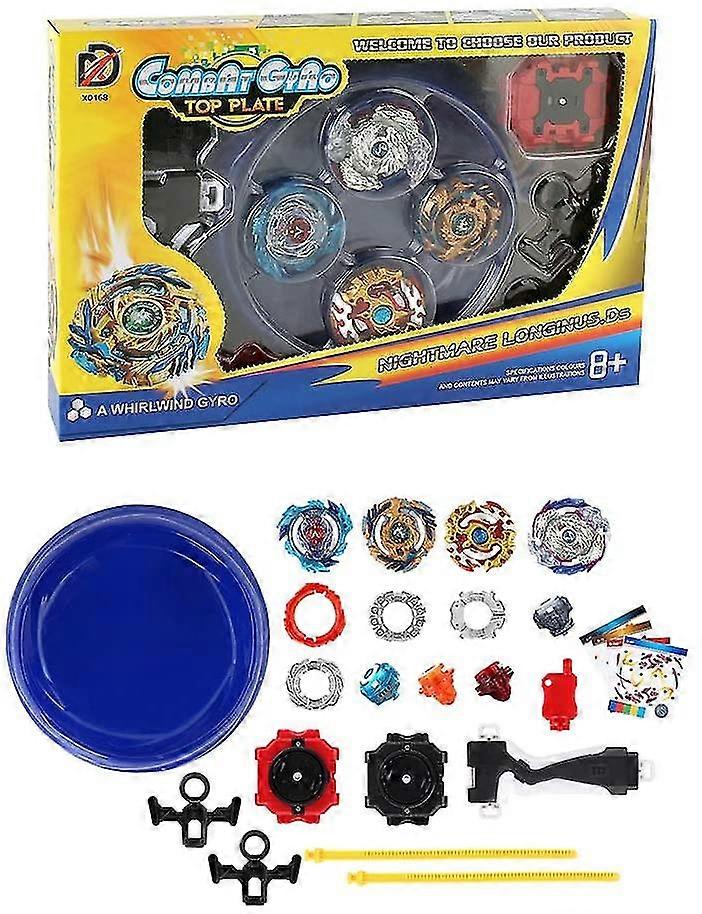Legering Gyro med Launcher Konkurrenskraftig Gyro Disc Beyblade Burst Battle Spinning Top Set ...