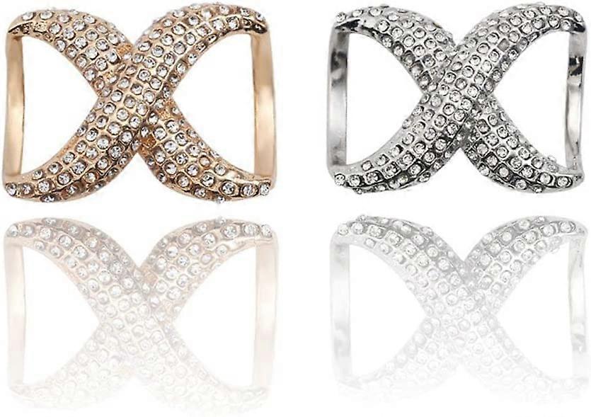 Jewelry Gift for Women Simple Shawl Ring Clip Scarves Fastener Silk ...