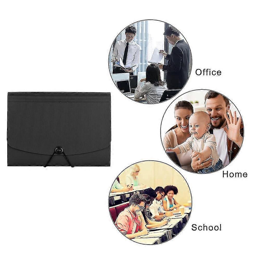 Expanding File With Flap And Cord Closure, Big Capacity File Folder ...