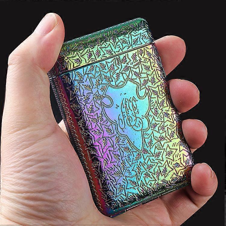 Retro Carved Cigarette Box Case Holder Cigarette Tobacco Box Container ...