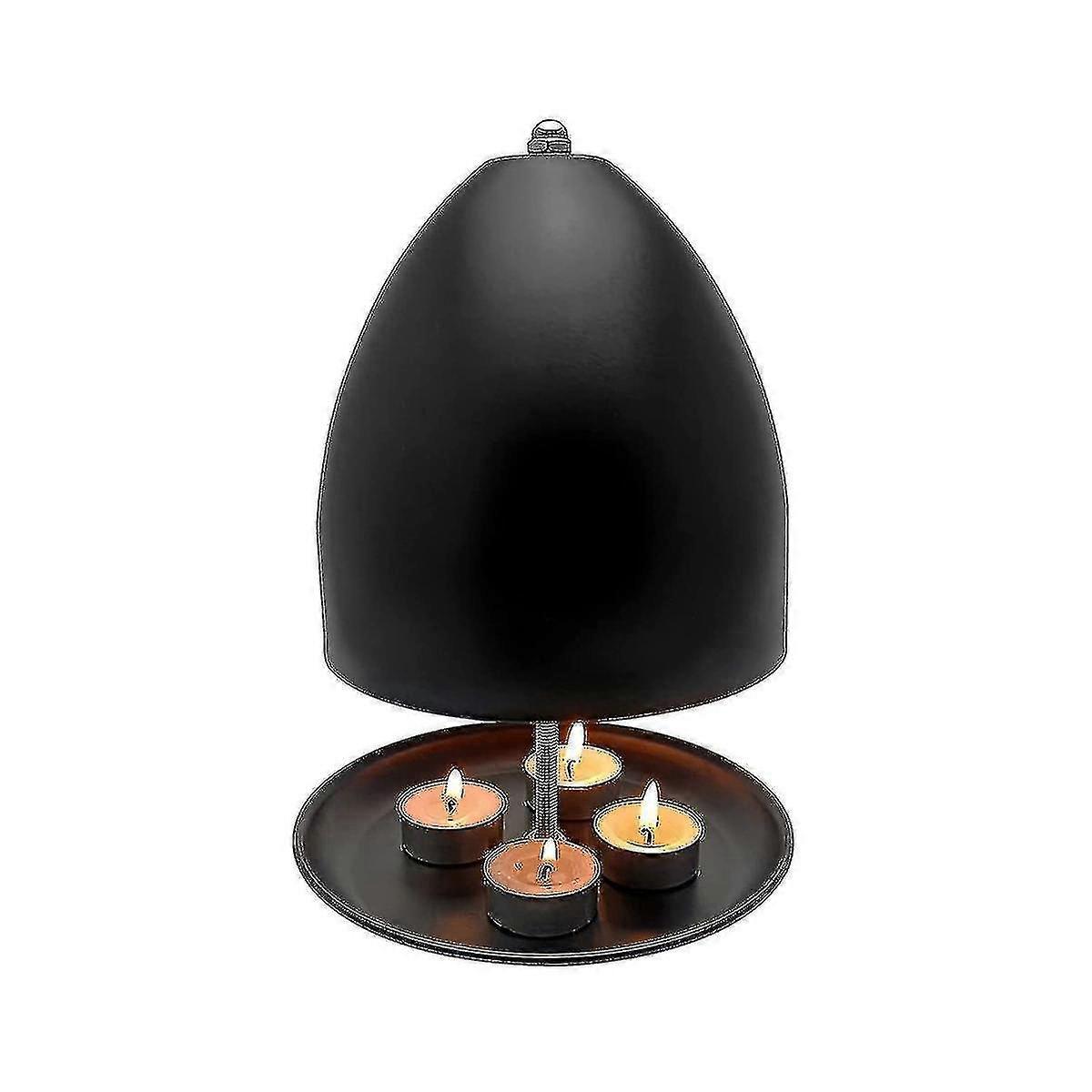 Tea Light Oven For Heating, Tea Light Candle Heater, Metal Black Tea ...