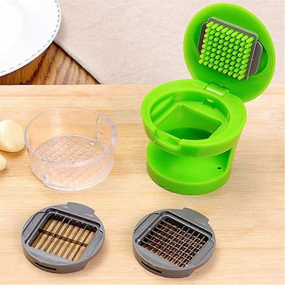 Garlic Press, Multifunction Garlic Press, Garlic Mincer Slicer Dicer ...