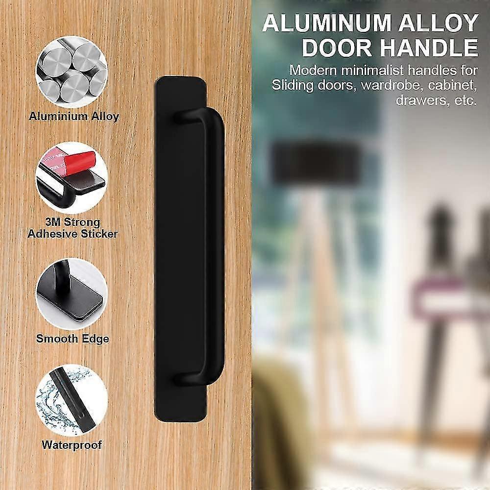 2pieces Self-adhesive Furniture Handle,aluminum Handles,sliding Door ...