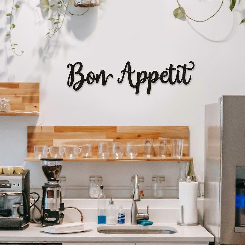 Bon Appetit Wall Decor Metal Sign Rustic Farmhouse Home Decorations ...