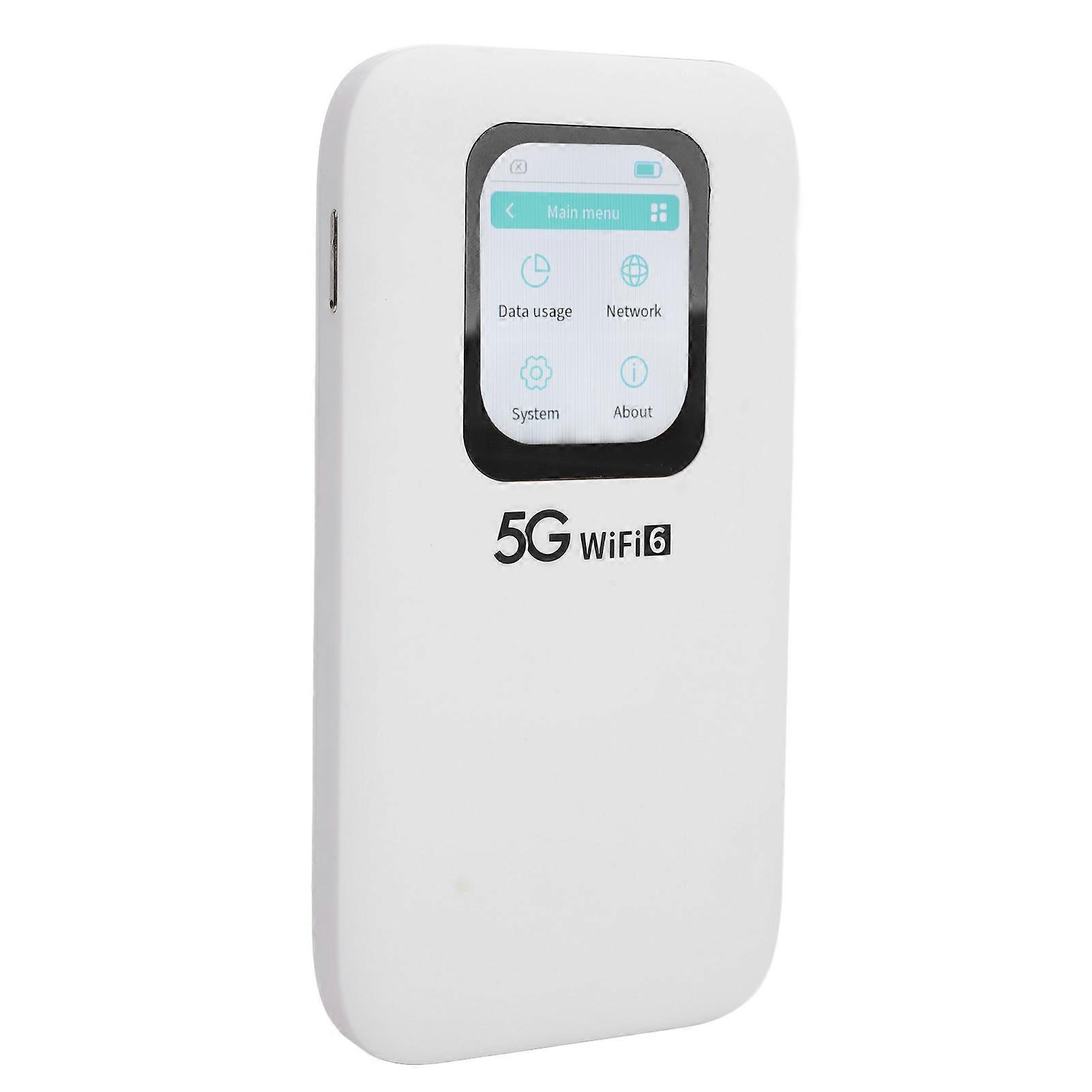 5G WiFi 6 Mobile Hotspot with Nano SIM Card Slot Connects Up To 16 ...