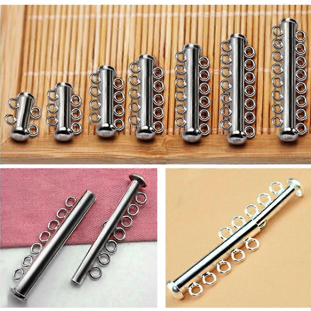 End Caps Slider Clasp for Necklaces Bracelet Locking Clasp Converter ...