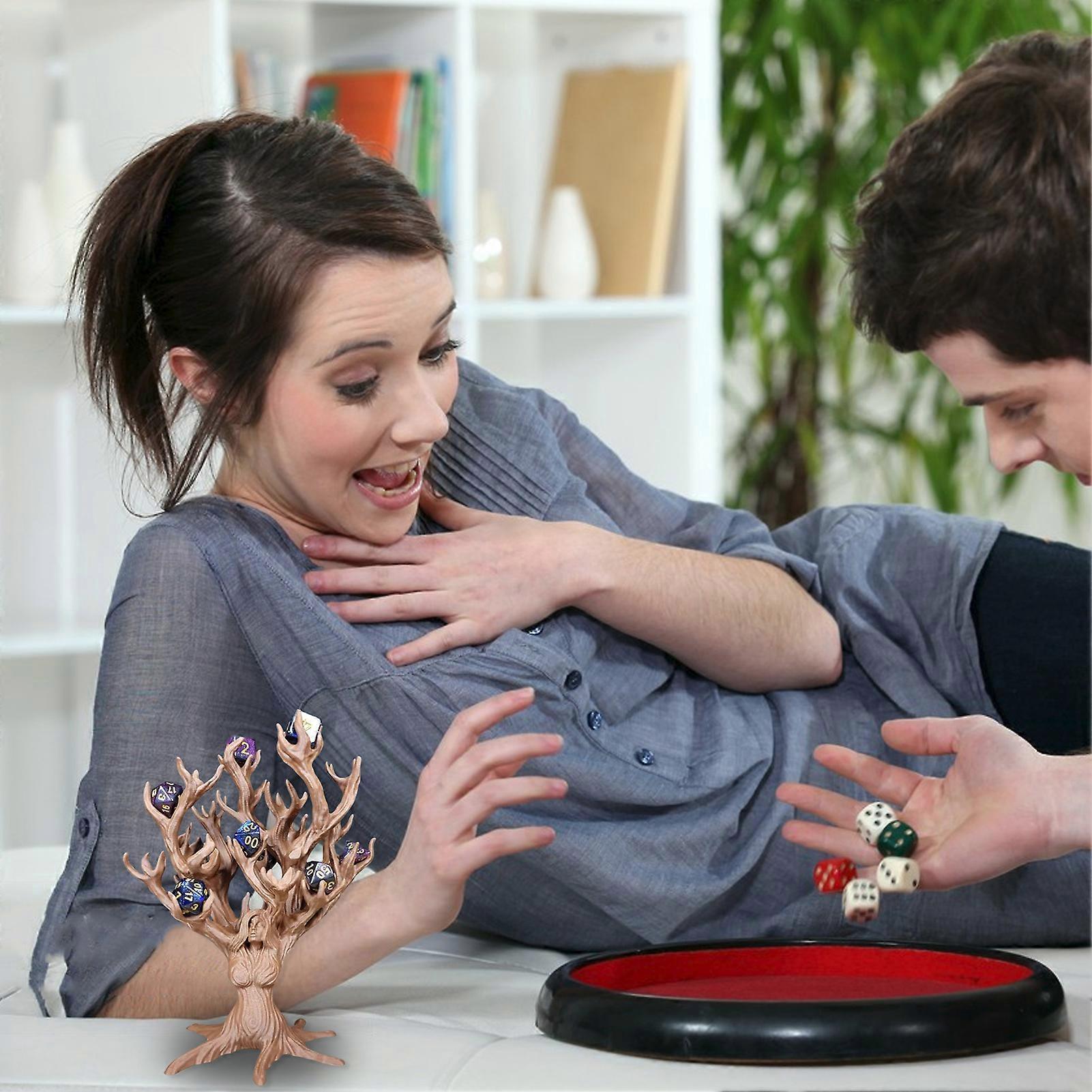 Dice Rack Tree Sculpture Metallic Goddess Died Tree Dice Holder ...