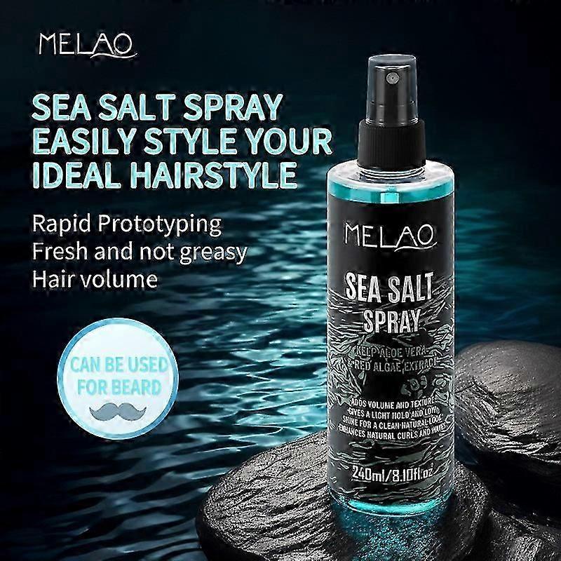 Sea Salt Spray for Hair, Sea Salt Volumizing Hair Spray - No-Rinse, Oil ...