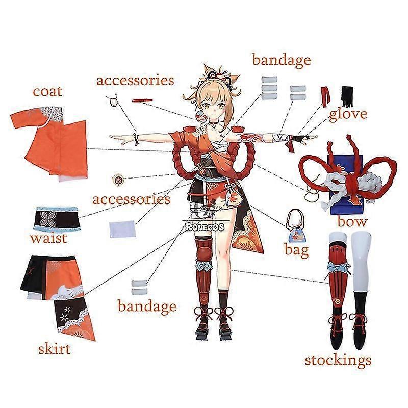 Game Genshin Impact Yoimiya Cosplay Costume Yoimiya Cosplay Role Play ...