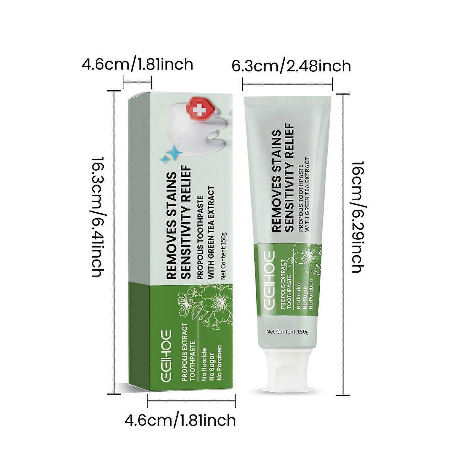 Propolis Toothpaste, Clean Stains Fresh Breath Tooth Whitening ...