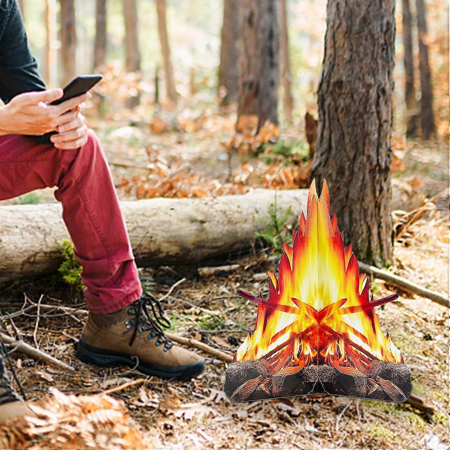 Artificial Fire Easy to Assemble Creative Modeling Home Decor 3D ...