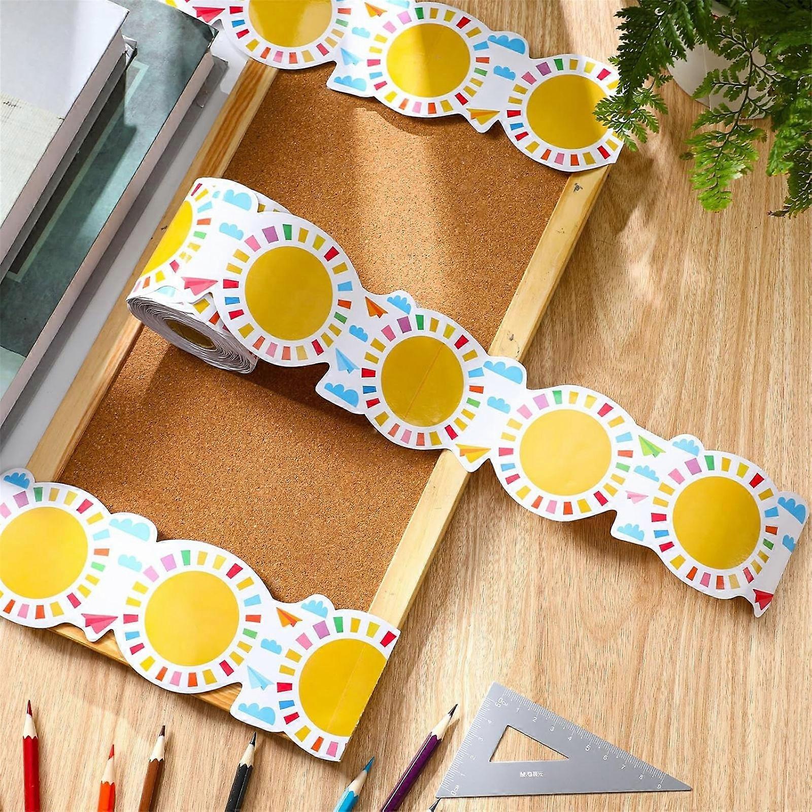 Sun Bulletin Board Border Back-to-School Bulletin Board Stickers ...