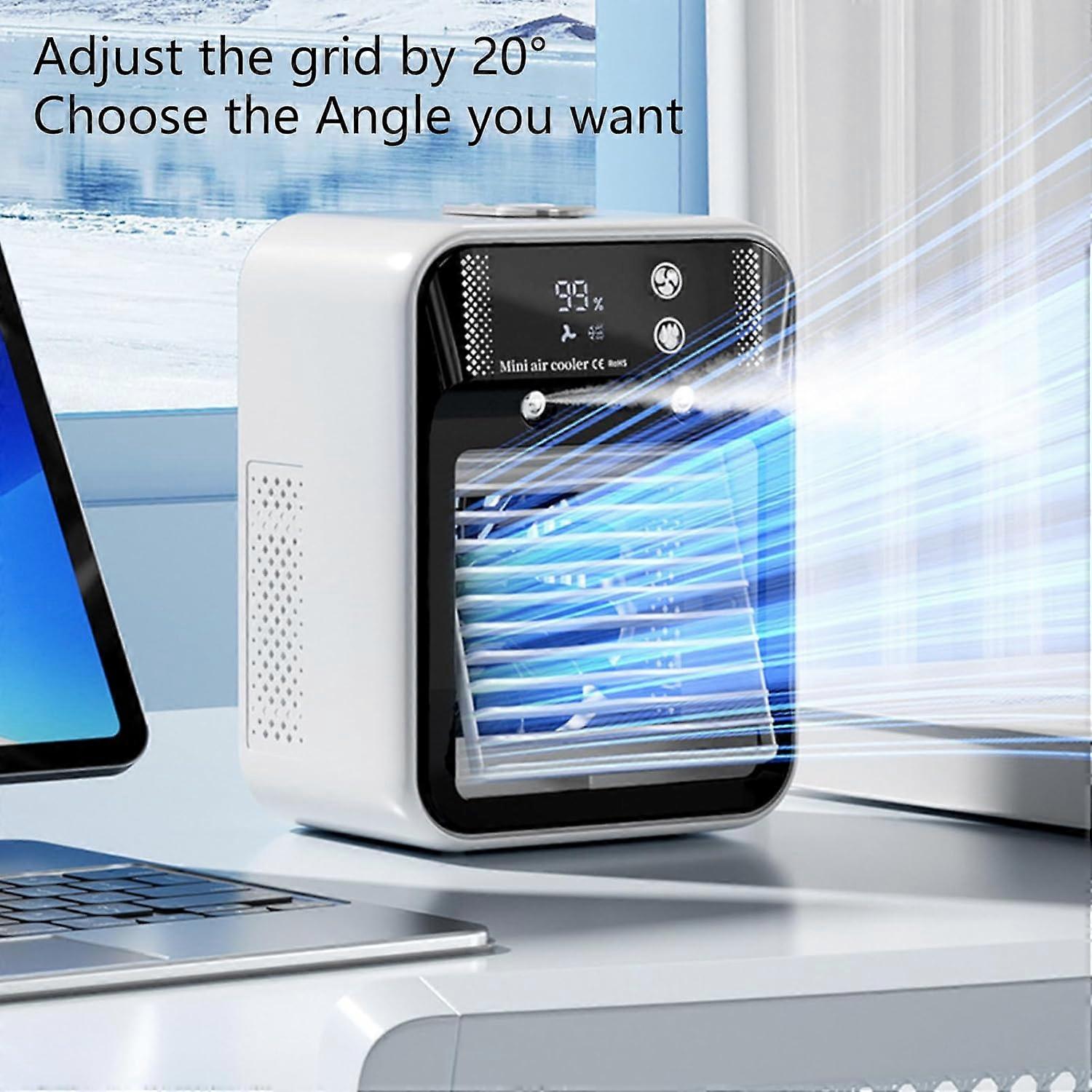 Portable Air Conditioner Fan with 2 Speed USB Cooling for Room Office ...