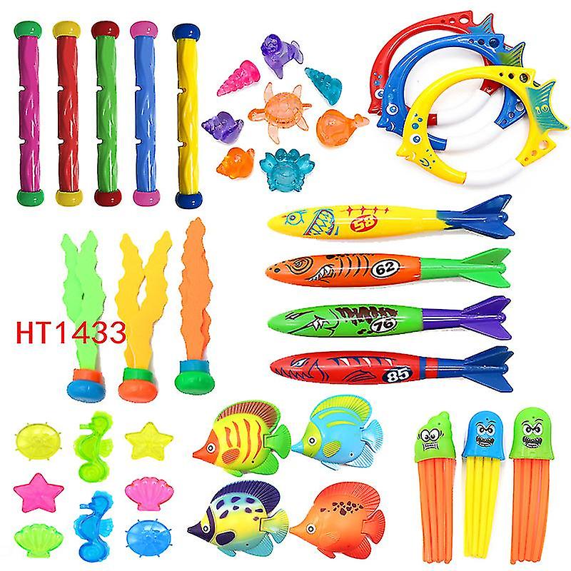 Diving Toys Kids Outdoor Pool Underwater Treasure Hunt Diving Water ...
