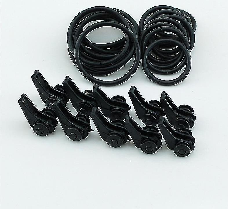 Black Fishing Hook Secure Keeper Holder Rubber Rings | Fruugo UK