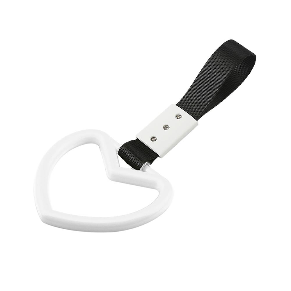 New 1pc Jdm Tsurikawa Heart Ring Car Tow Belt Train Bus Handle Hand ...