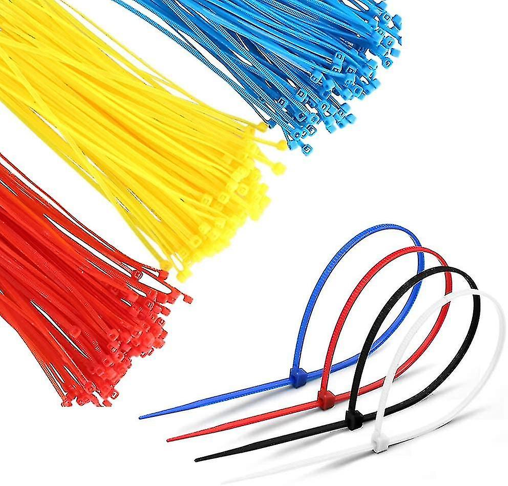 1200 Cable Tie Set Pieces Colored Cable Ties 100 * 2.5mm A | Fruugo UK