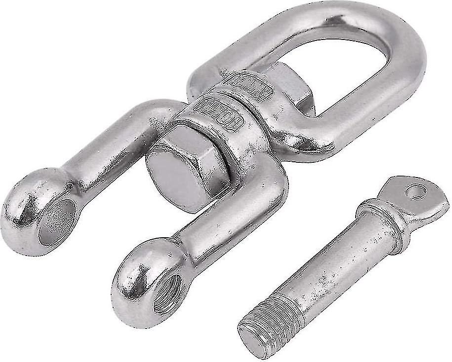 Heavy Duty 304 Stainless Steel Swivel Ring Snap Rolling Shackle Device ...