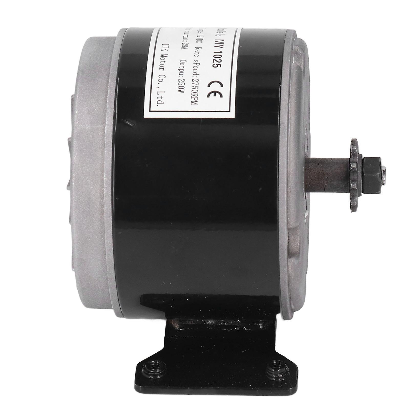 MY1025 12V 250W High Speed Brushed DC Motor 2750rpm High Efficiency ...