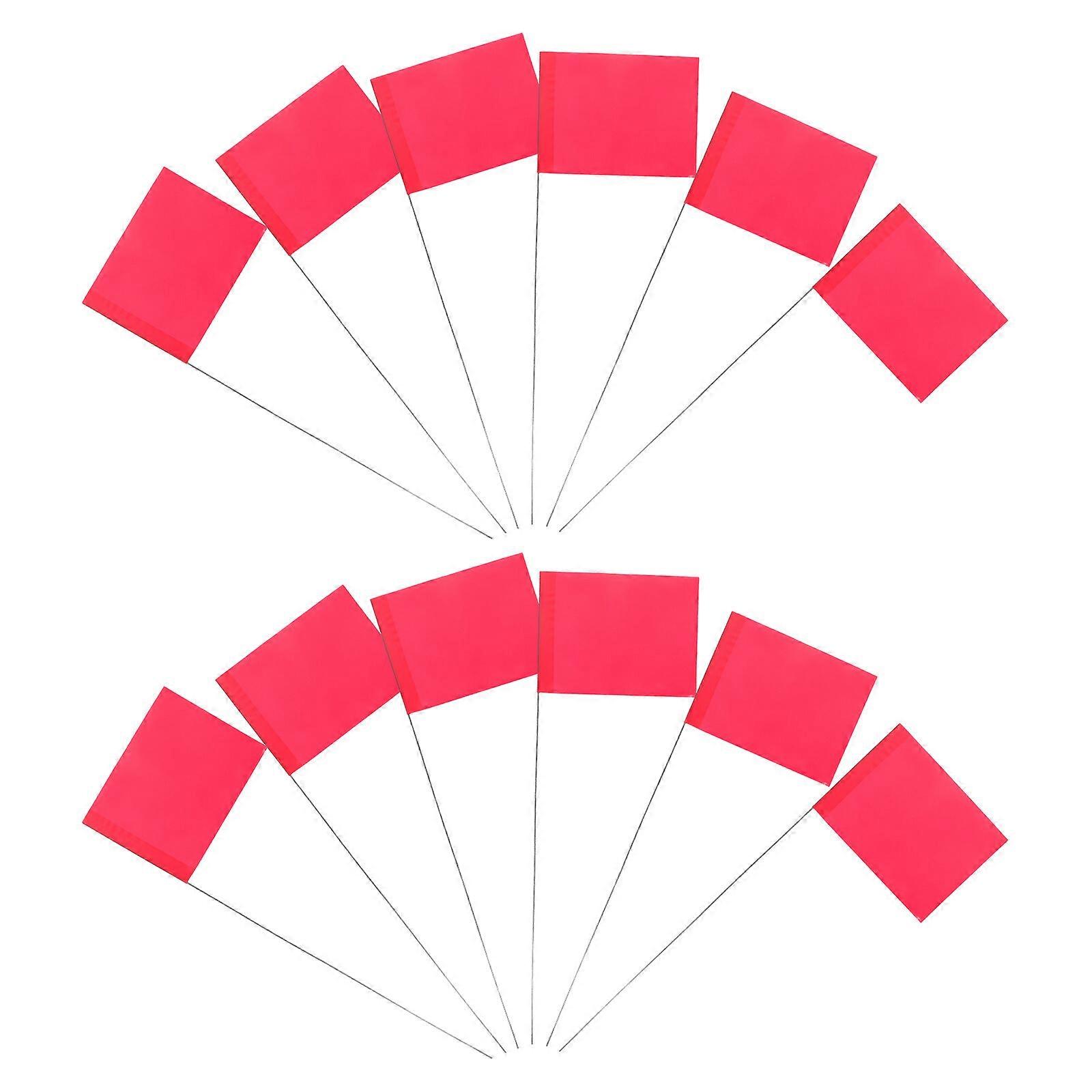 100pcs Marking Flags Garden Triangular Flags Irrigation Flags for ...