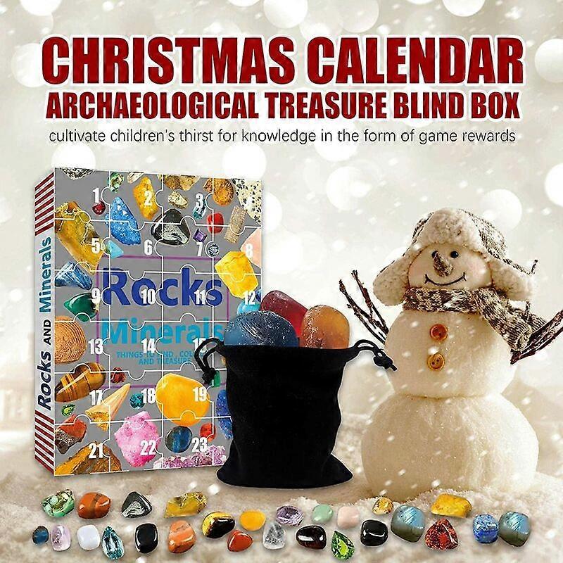 Advent Calendar 2021, 24 pieces Rock and Mineral Geology Education ...