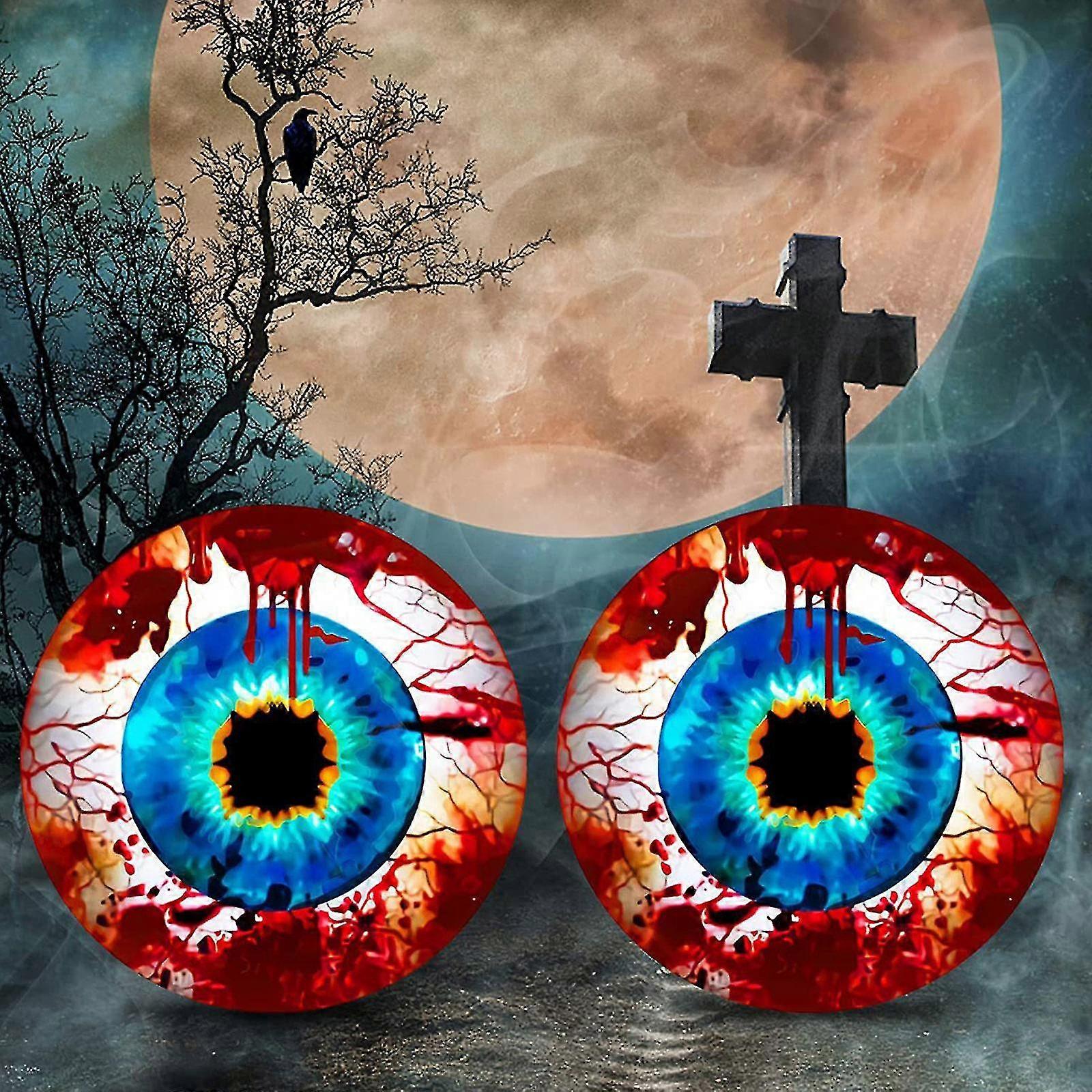Halloween Decoration Inflatable Eyeball 40 cm, Horror Eyeball ...