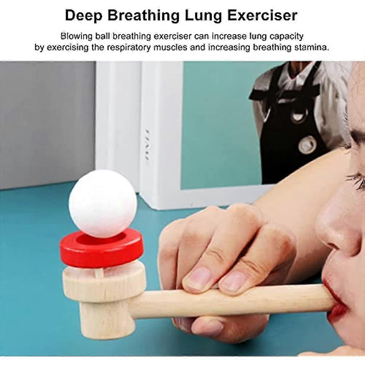 Lung Exerciser & Mucus Remover Blowing Ball Breathing Exercise ...