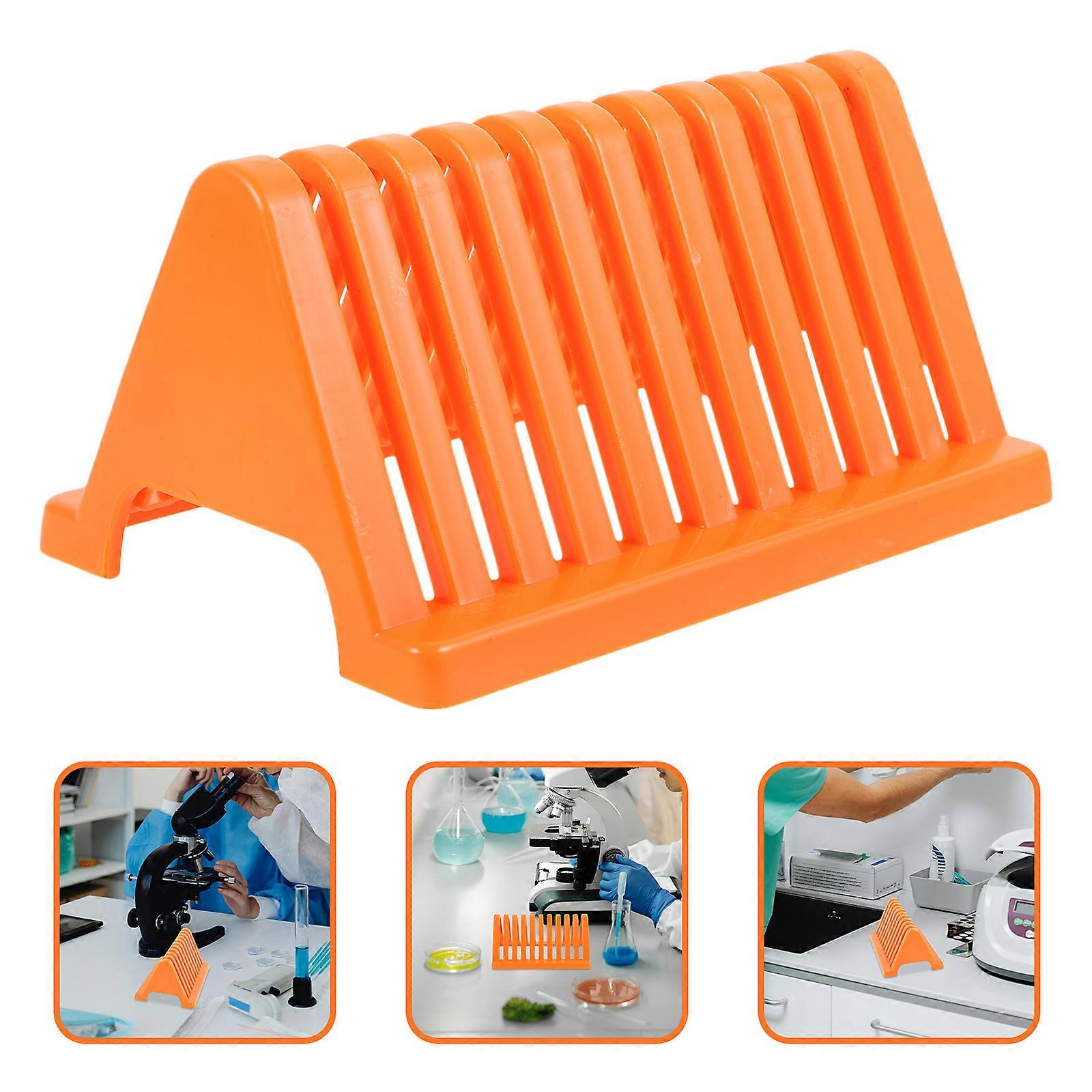 2Pcs Microscope Slides Staining Racks Laboratory Microscope Slides Rack ...