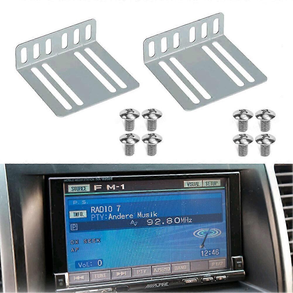 Universal 2 Din Car Radio Installation Holder Frame Support Kit MP5 ...