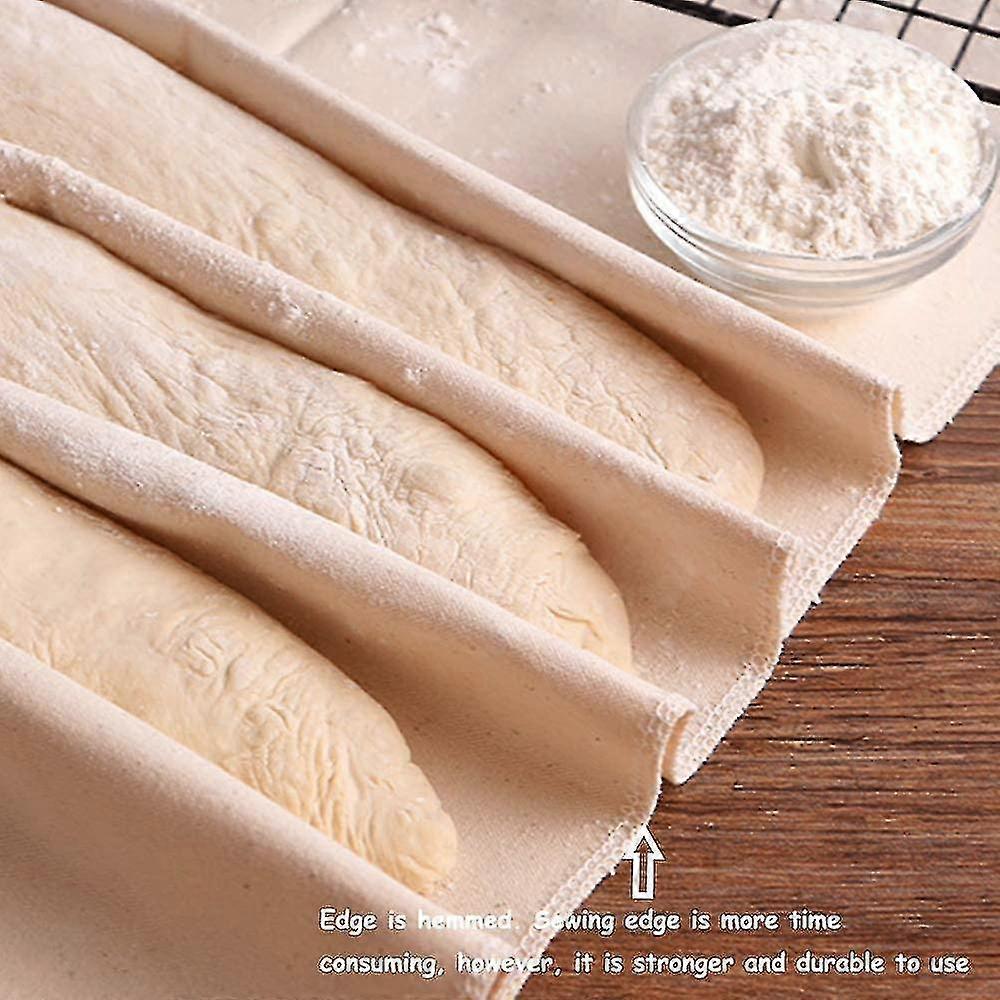 Thick Fermented Linen Cloth Proofing Dough Bakers Pans Bread Baguette ...