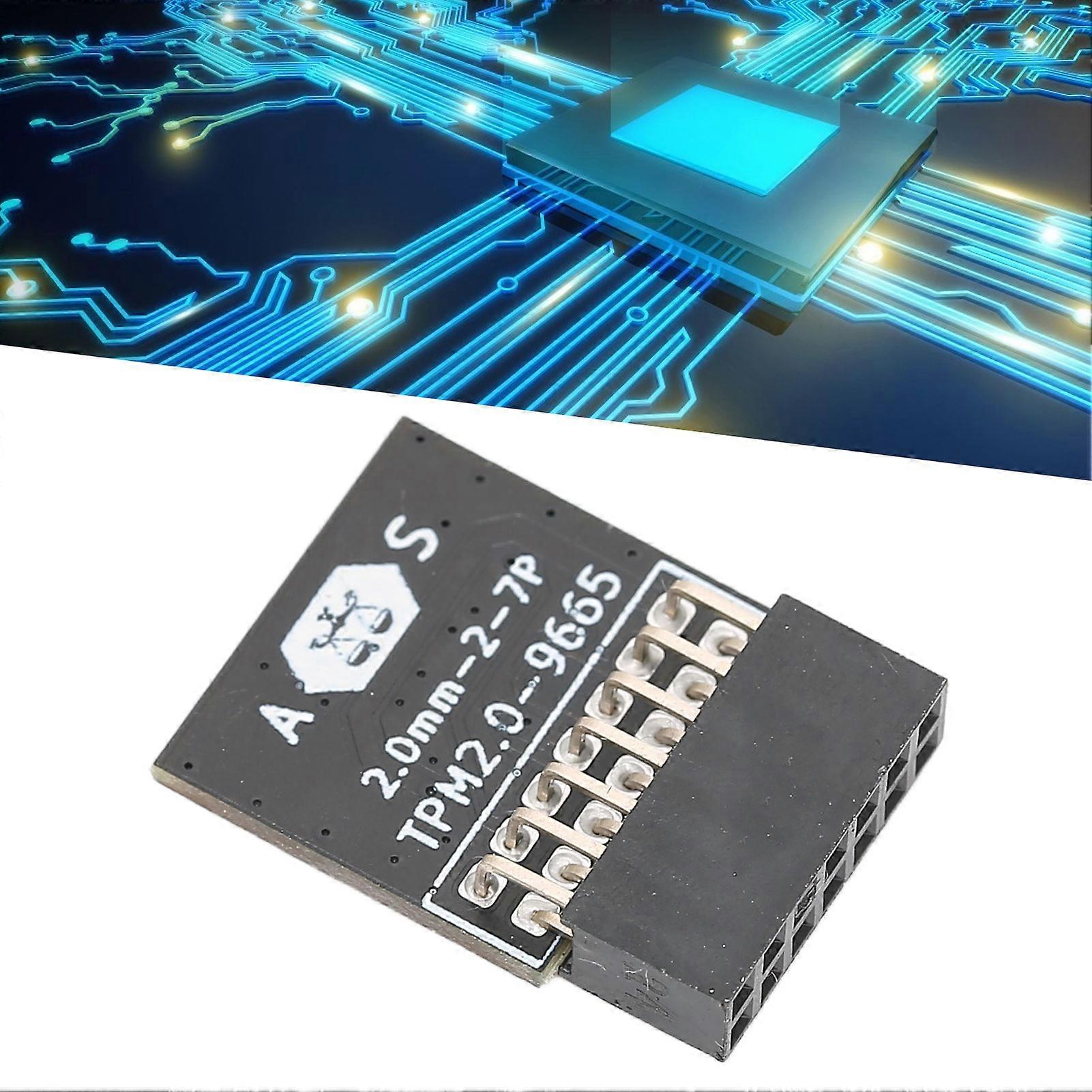 TPM 2.0 Module LPC 14pin Tpm 2.0 Remote Card Encryption Security Module ...