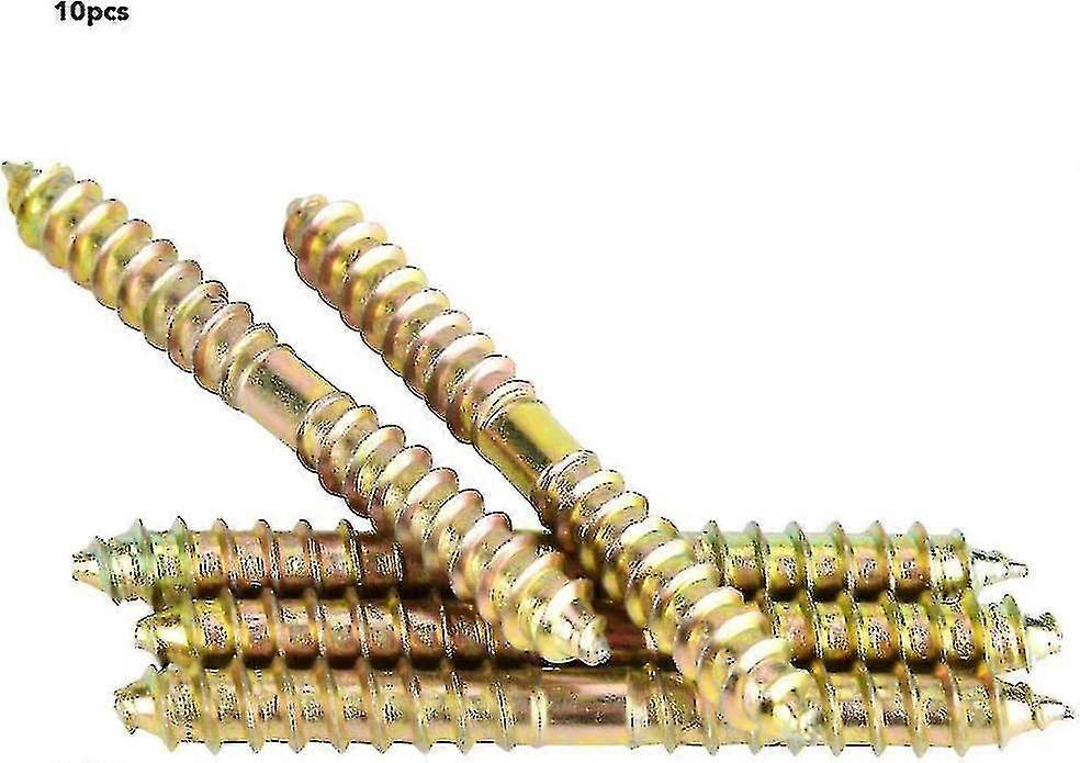 10 Pcs Double Head Ended Wood To Wood Screws Plating Self-tapping ...
