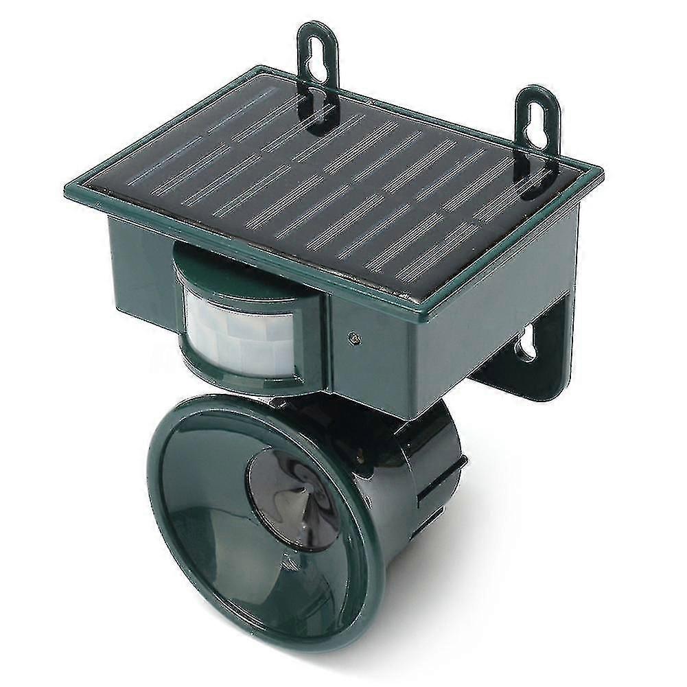 Solar Powered Outdoor Ultrasonic Pest Bird Crow Animal Repeller ...