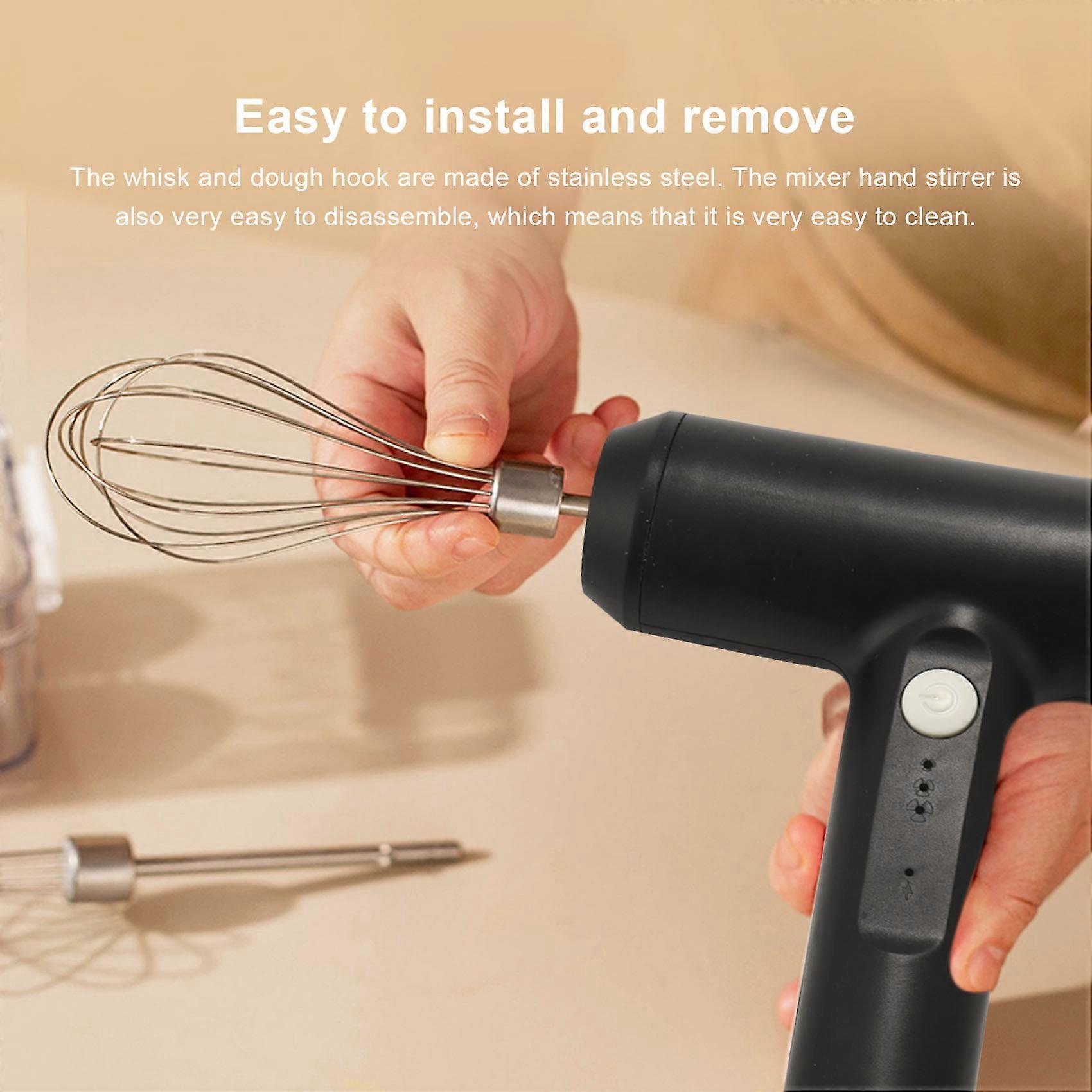 Hand Mixer Electric Wireless,Mixer Hand Mixer,USB Rechargeable,Portable ...