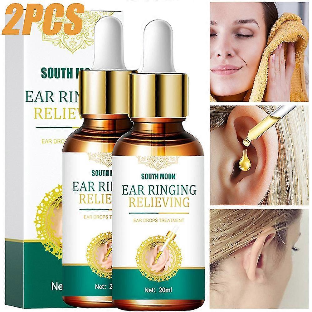 20ml Ear Ringing Treatment Oil Relieve Drops Liquid Ear Ringing ...