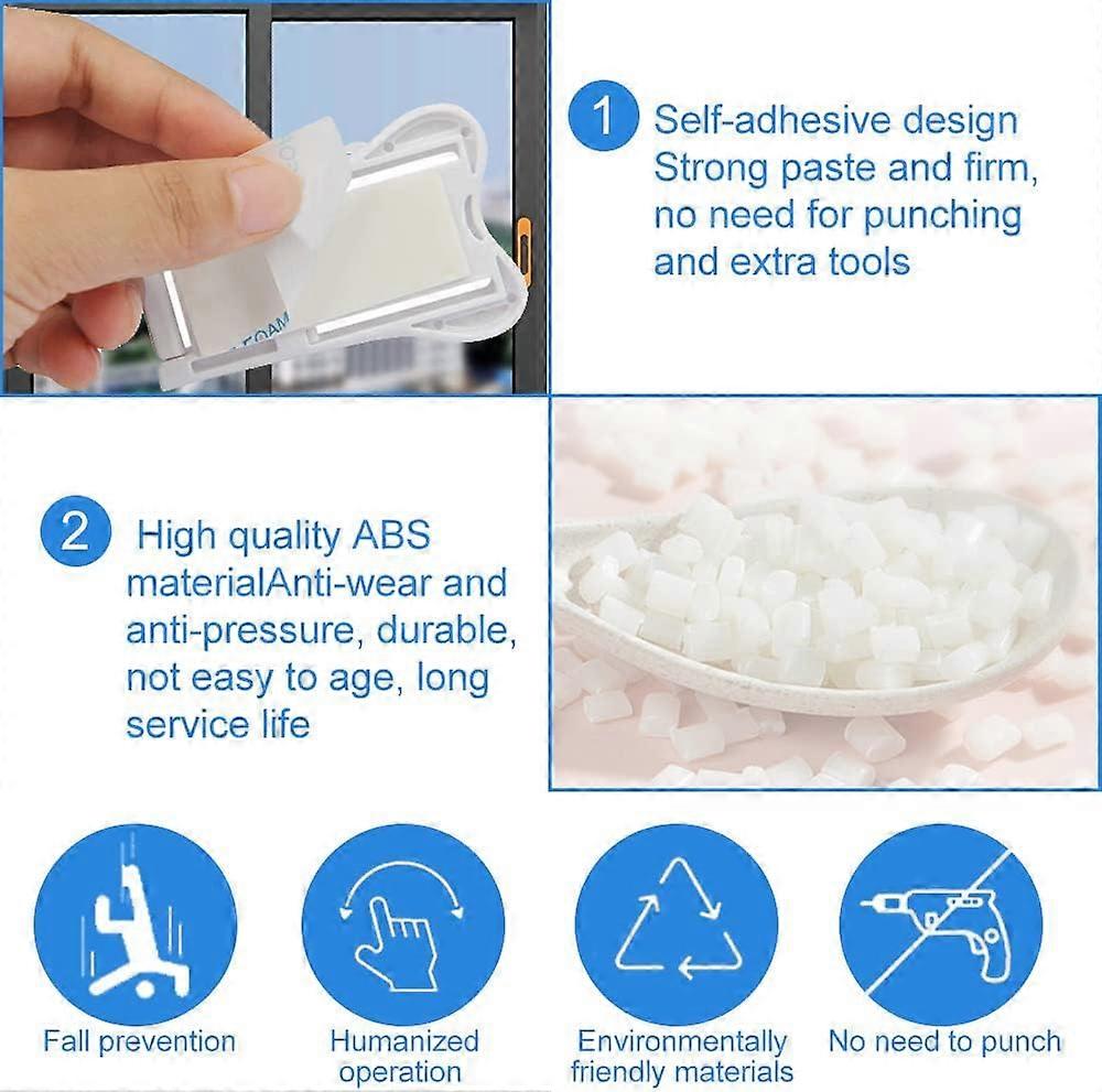 4 PCS Sliding Door Locks for Baby Proofing, Keyless Child Safety Locks ...