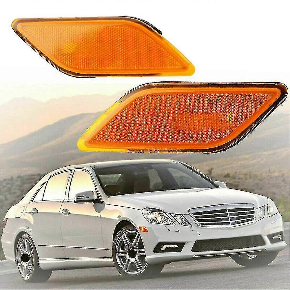 Car Front Side Marker Lights For Mercedes E-class E350 E550 E63 2010 ...