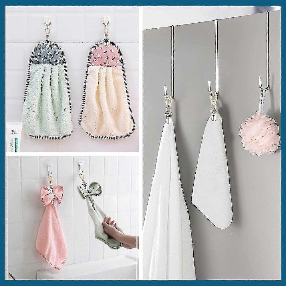 6 Pieces Towel Clip Hangers, Towel Hangers, Towel Clips, Dish Towel ...