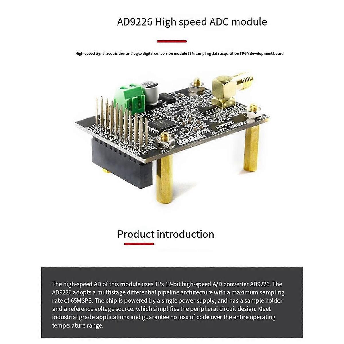 AD9226 High Speed ADC Module Signal Acquisition Analog to Digital ...