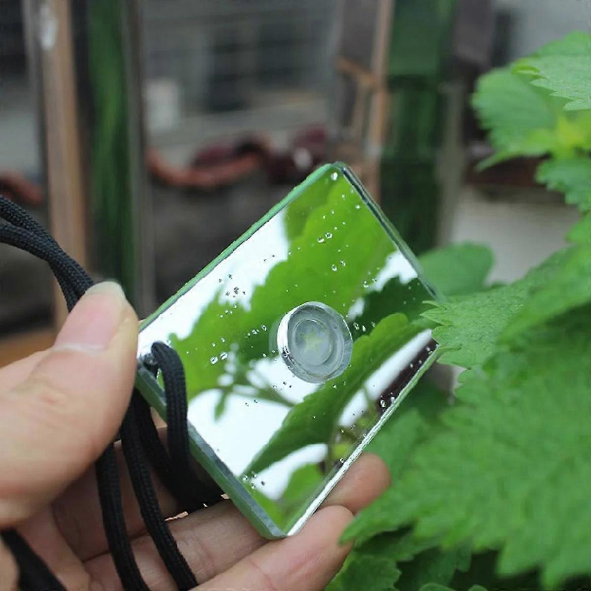 Survival Mirror Waterproof Reflective Signal Mirror with Compass Neck ...